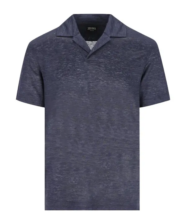 Zegna Short-sleeved Polo Shirt - Black