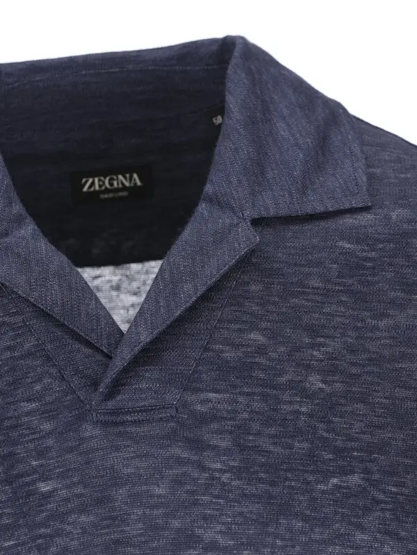 Zegna Short-sleeved Polo Shirt - Black