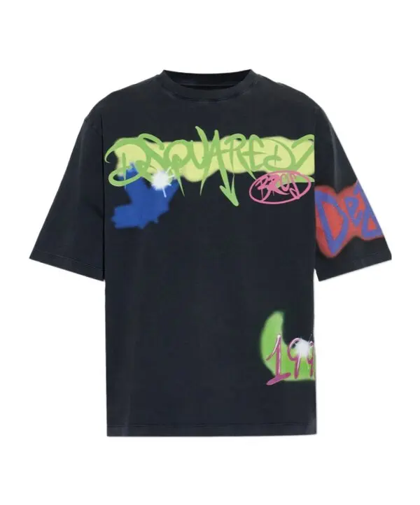Dsquared2 Spray Logo Print T-shirt