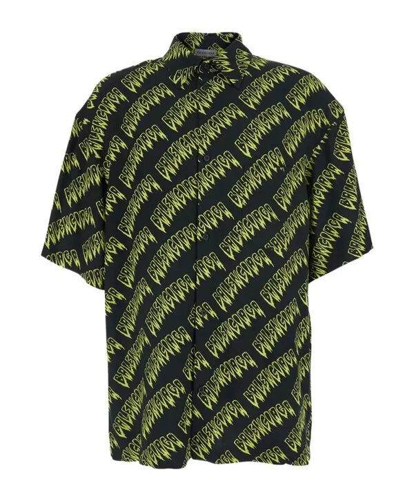 Balenciaga Logo Detailed Short-sleeve Shirt