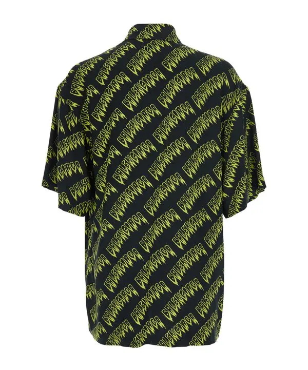 Balenciaga Logo Detailed Short-sleeve Shirt