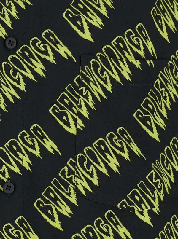 Balenciaga Logo Detailed Short-sleeve Shirt