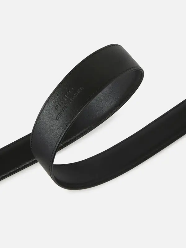 Pinko Lovebird Buckle Belt - Black