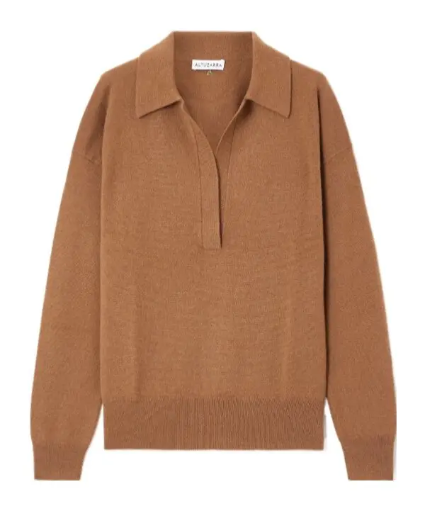 Altuzarra Cashmere Polo Sweater