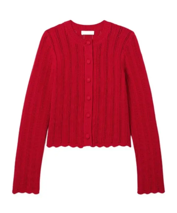 Altuzarra Knitted Organic Cotton Cardigan