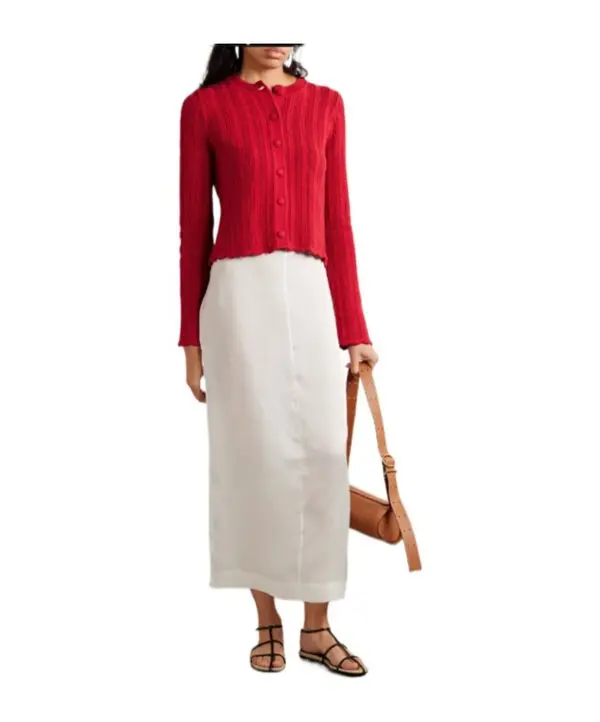 Altuzarra Knitted Organic Cotton Cardigan