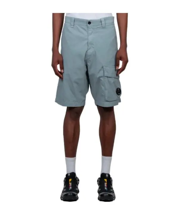 C.P. COMPANY Belt Loop Shorts With Lens Detail - Multicolor