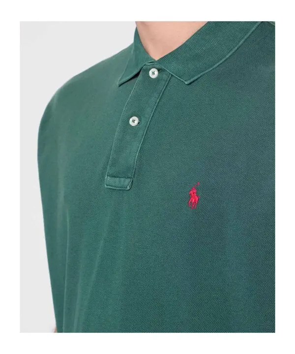 Polo Ralph Lauren Original Fit Mesh Polo Shirt - Blue