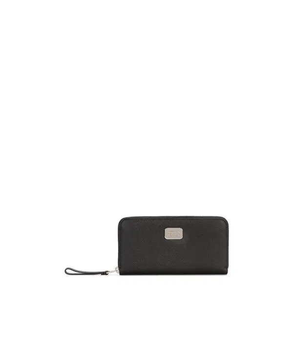 TOD'S Logo Sticker Wallet - Black