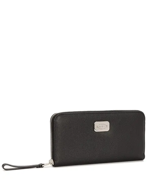 TOD'S Logo Sticker Wallet - Black