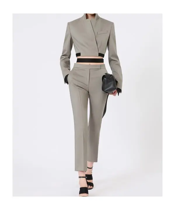Max Mara Mela Tailored Trousers - Gray