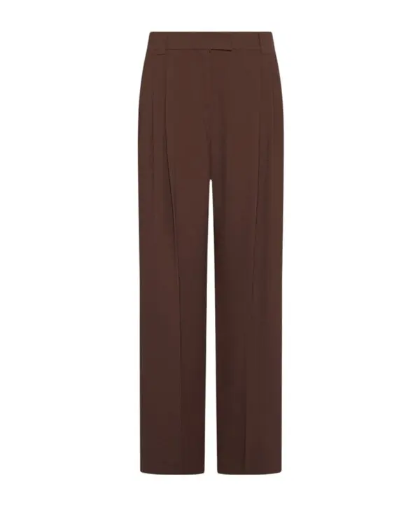 Marella Straight-fit Envers Satin Trousers