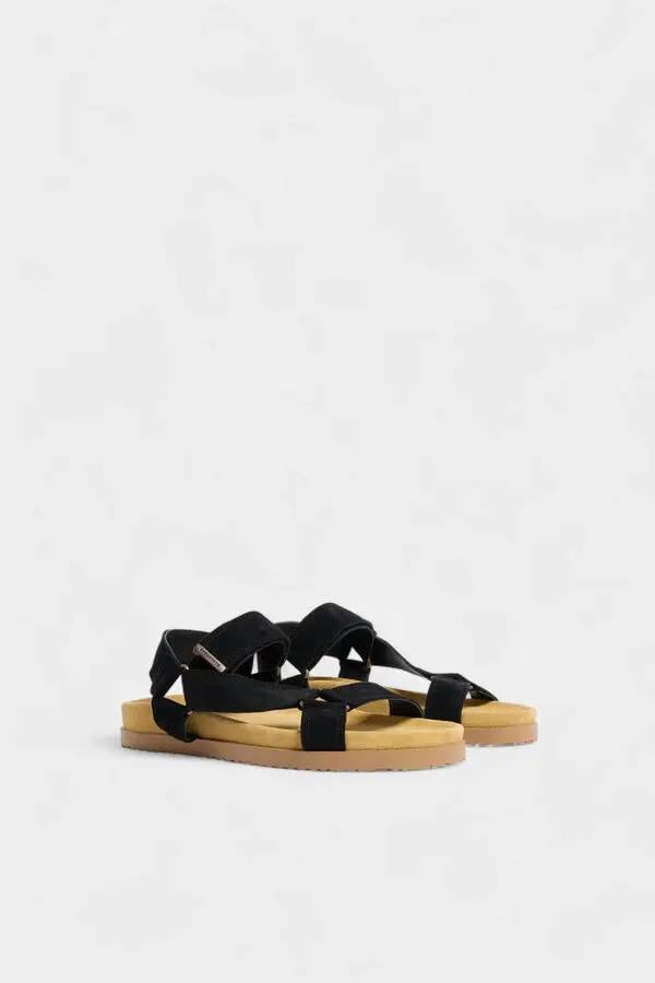 Dsquared2 Logo Detail Flat Cargo Sandals