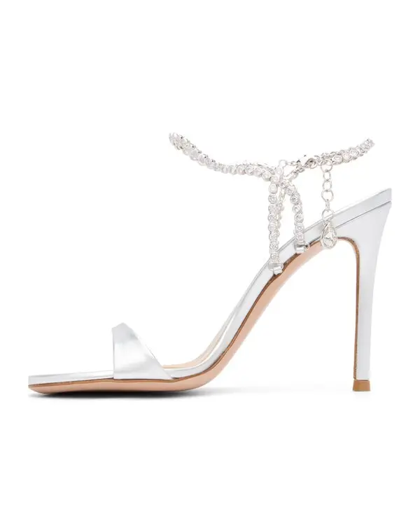 GIANVITO ROSSI Eternity Embellished Stiletto Sandals