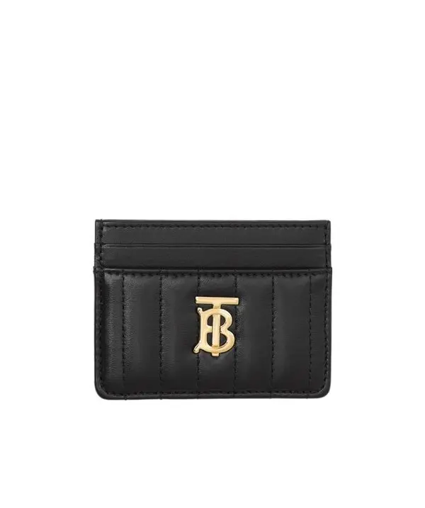 Burberry Lola Quilted Cardholder - Black