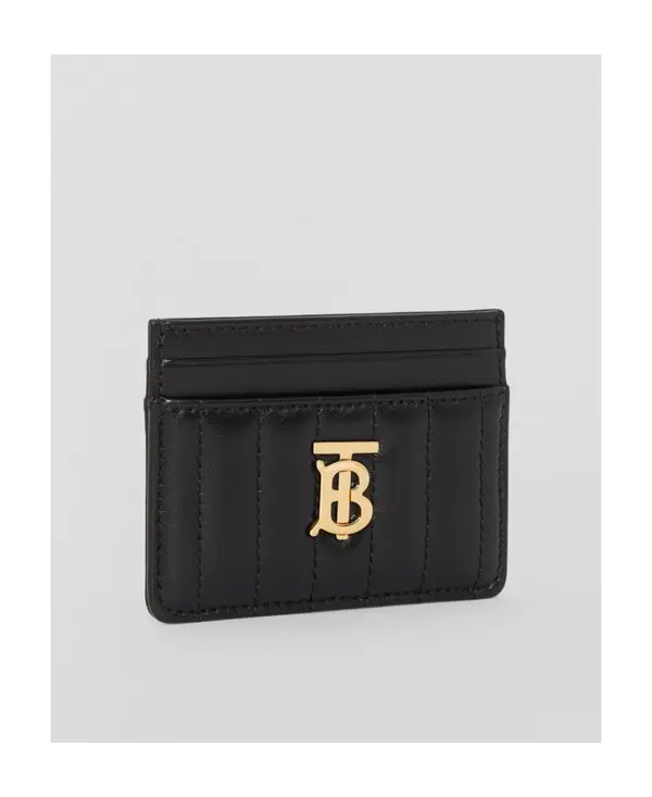 Burberry Lola Quilted Cardholder - Black
