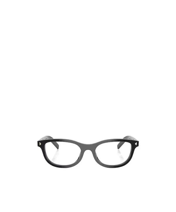 Prada Oval Frame Glasses - Black