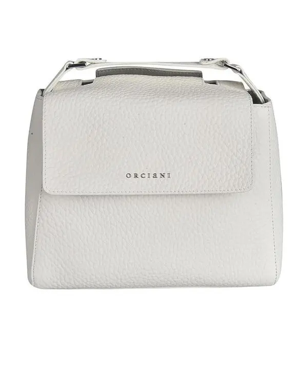 ORTIGNI Bozy Logo Shoulder Bag - White