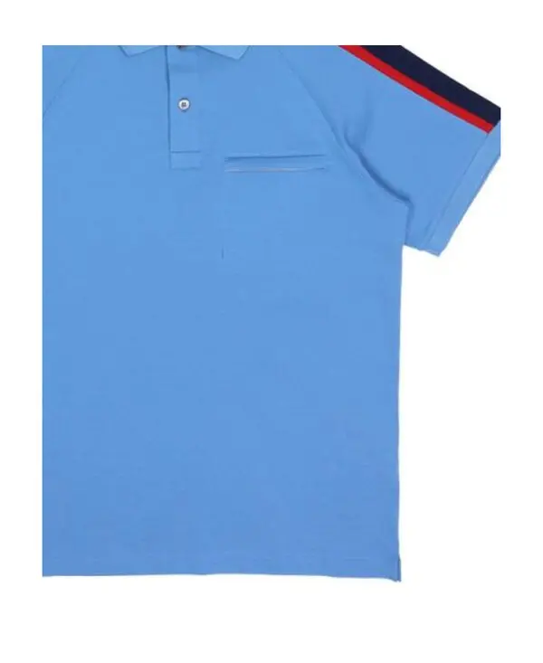 Prada Logo Details Polo Shirt - Blue
