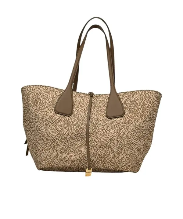 Borbonese Printed Shoulder Bag - Brown