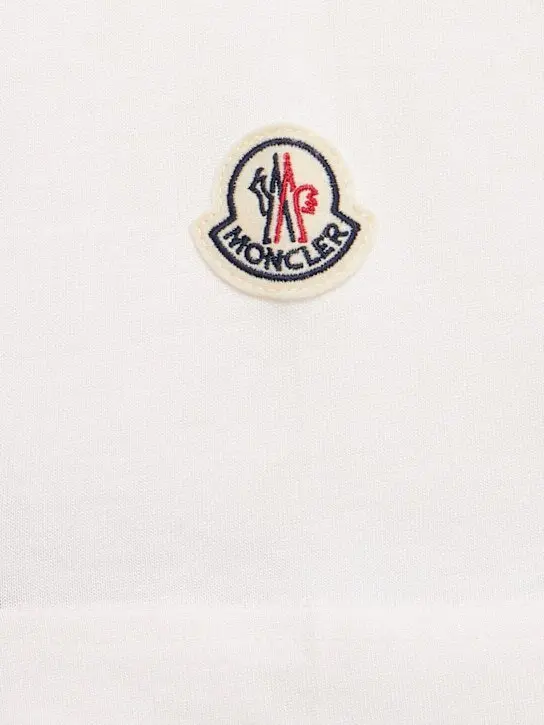 Moncler Safari Wardrobe Print Cotton T-shirt - Nude