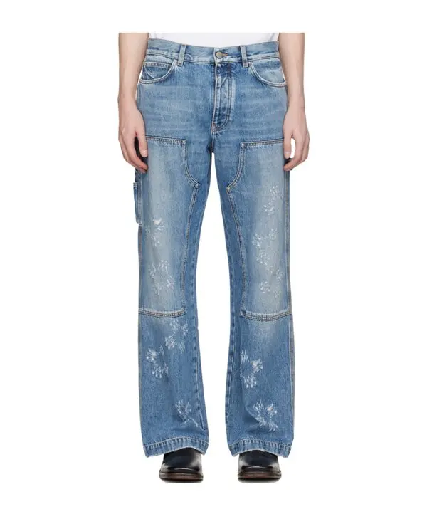 Amiri Workwear Jeans With Belt Loops - Blue