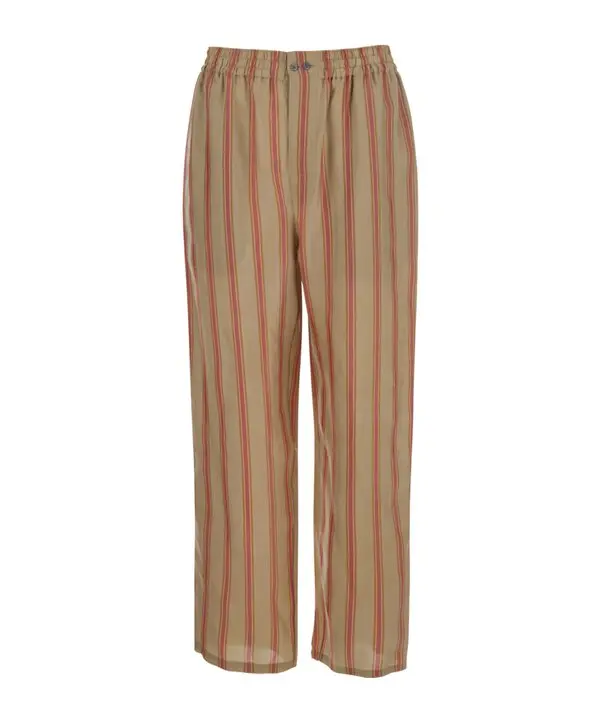 Saint Laurent Striped Casual Pants