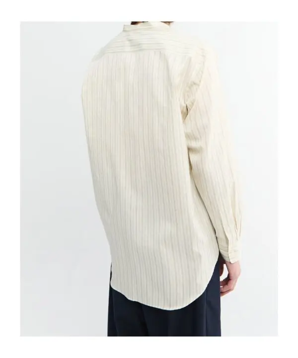 Auralee Striped Shirt - White