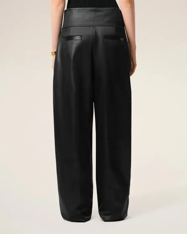 AMI Paris High-waisted Belted Balloon Trousers