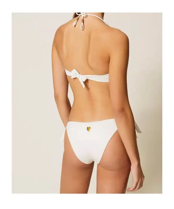TWINSET Embellished Bandeau Bikini Top - Nude