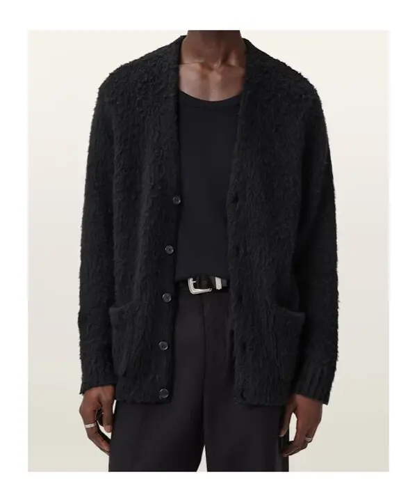 ALLSAINTS Tobie Merino Cardigan - Black