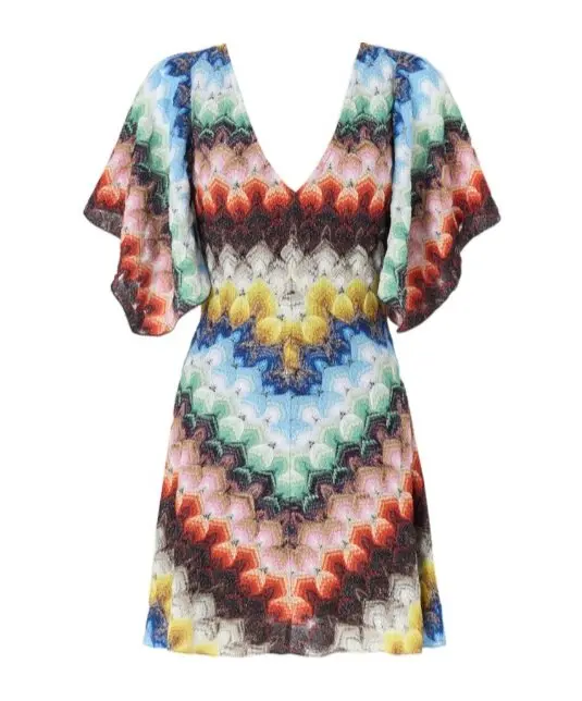Missoni Raschel Mini Knitted Dress