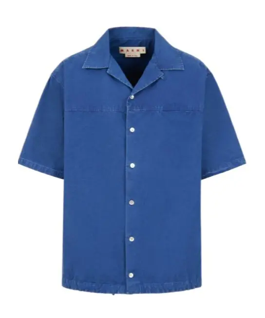 Marni Short-sleeved Drawstring Hem Shirt