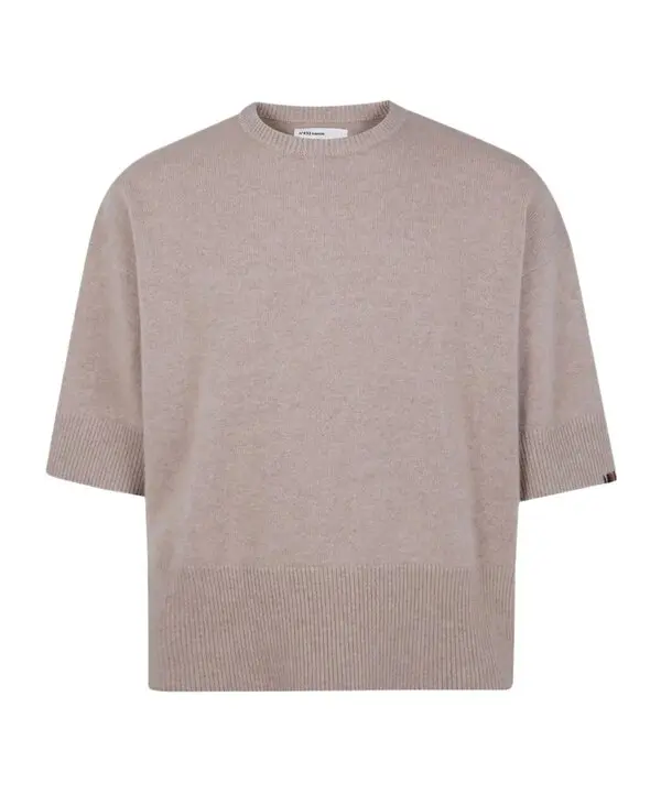 Extreme Cashmere Short-sleeved Pullover