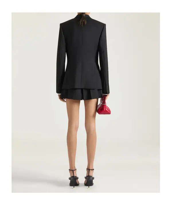 Givenchy Single-breasted Jacket In Wool And Mohair