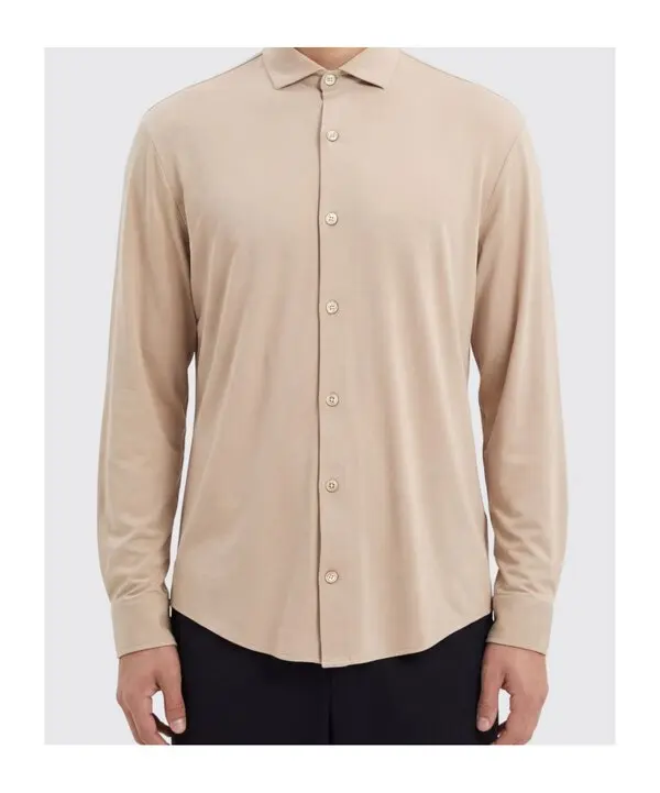 Eleventy Classic Long-sleeve Shirt - Nude