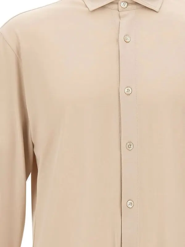 Eleventy Classic Long-sleeve Shirt - Nude