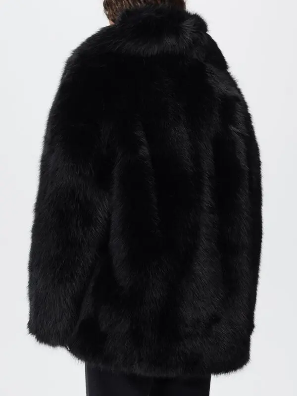Liu Jo Faux Fur Coat - Black