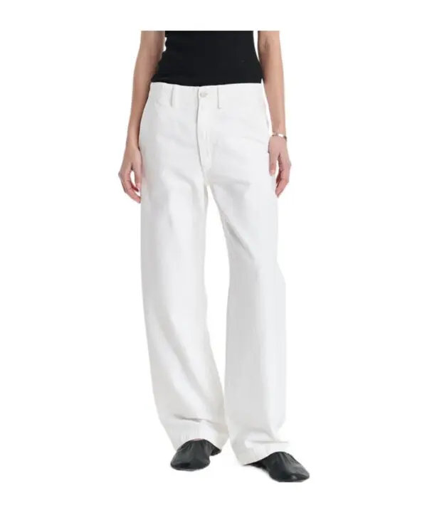AGOLDE X Maria Mcmanus Wide Leg Jean - White