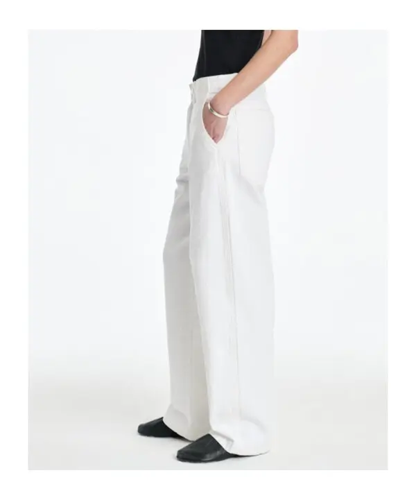 AGOLDE X Maria Mcmanus Wide Leg Jean - White