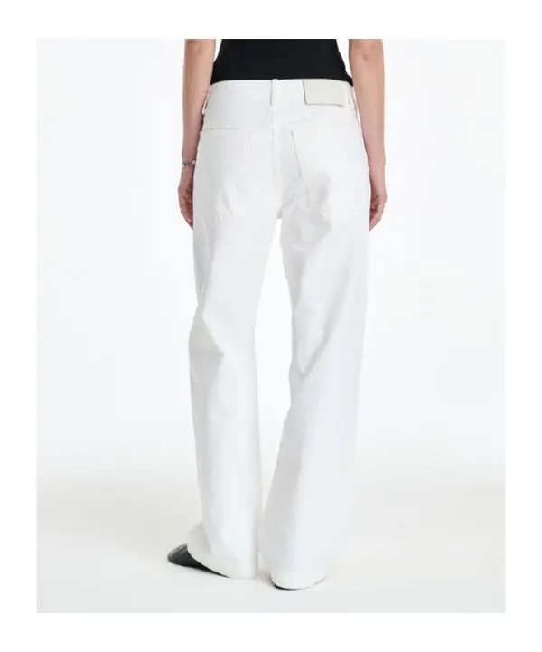 AGOLDE X Maria Mcmanus Wide Leg Jean - White