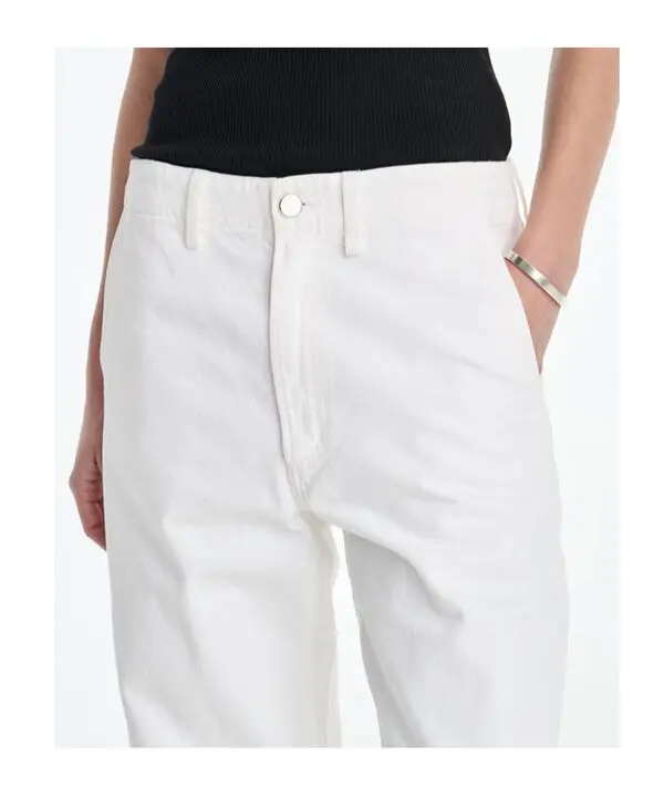 AGOLDE X Maria Mcmanus Wide Leg Jean - White