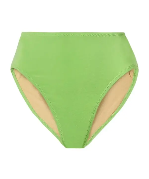Norma Kamali High-waisted Bikini Briefs - Green