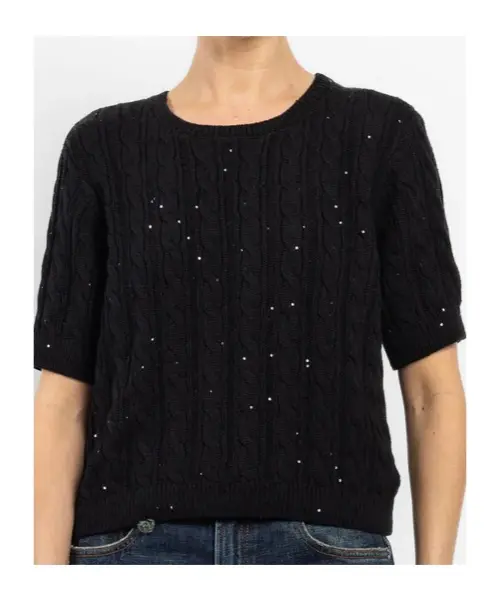 FRAME Sequined Knit Sweater