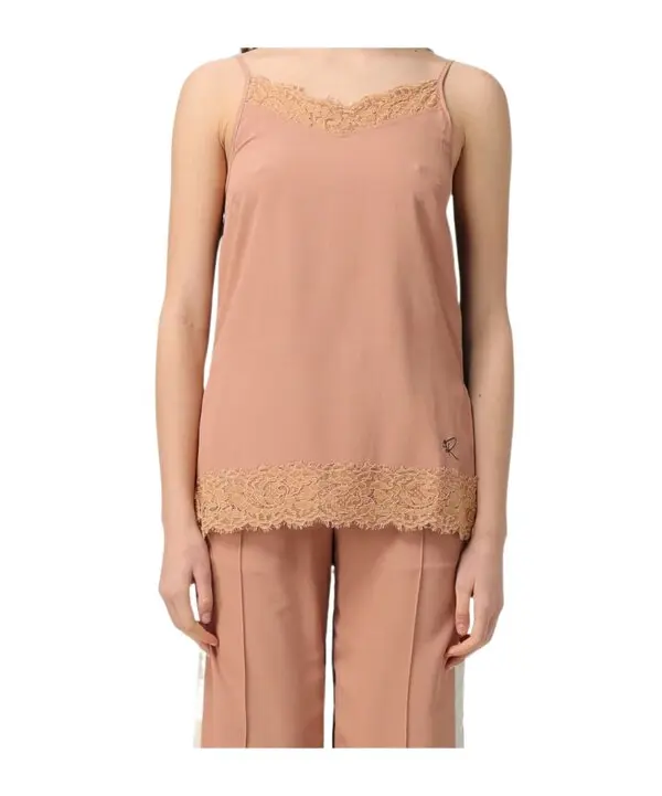 TWINSET Lace Trimmed Camisole - Nude
