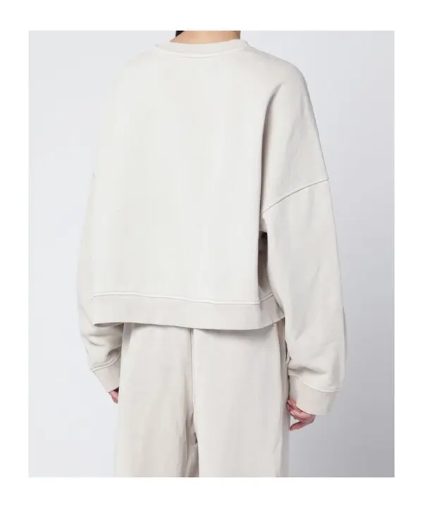 ENTIRE STUDIOS Oversized Crewneck Sweatshirt - White