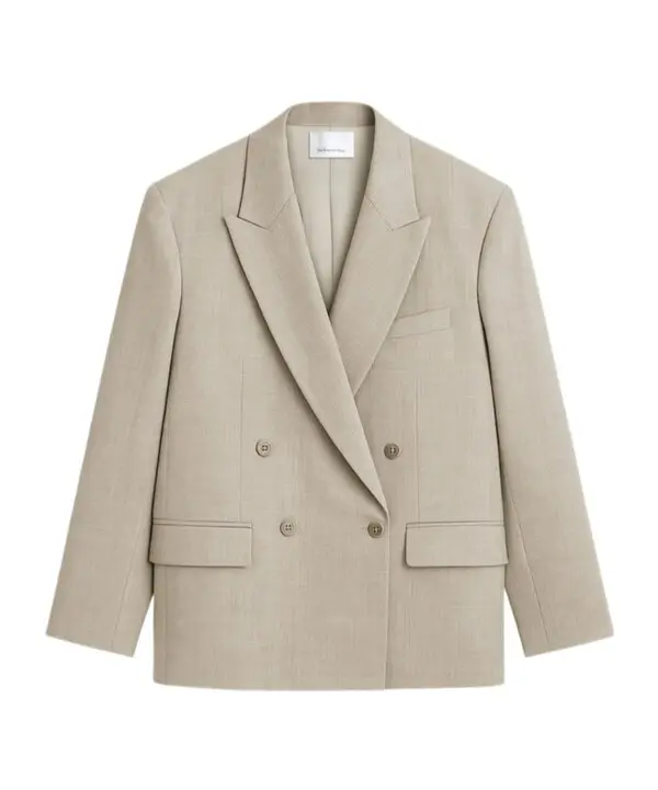THE FRANKIE SHOP Double-breasted Suit Jacket