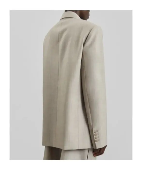 THE FRANKIE SHOP Double-breasted Suit Jacket