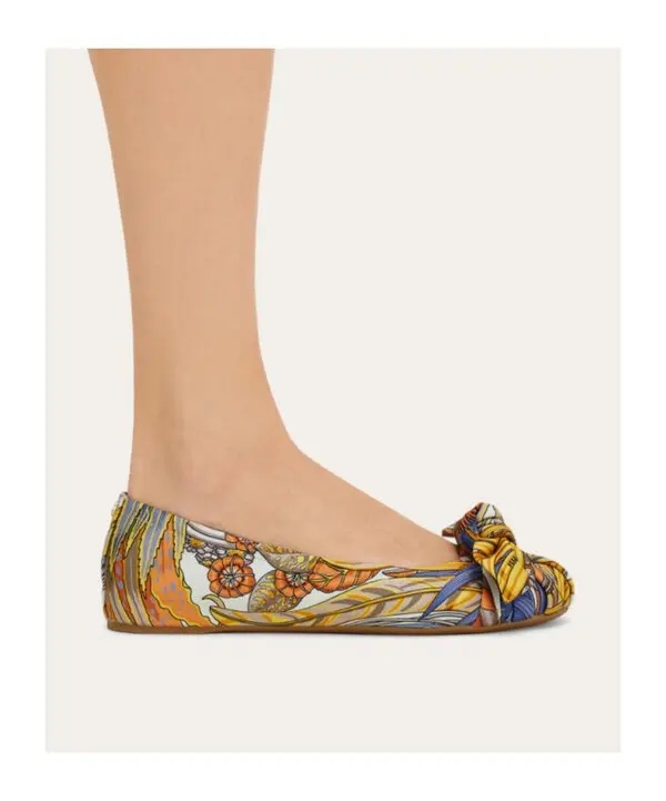FERRAGAMO Embellished Ballet Flats - Multicolor
