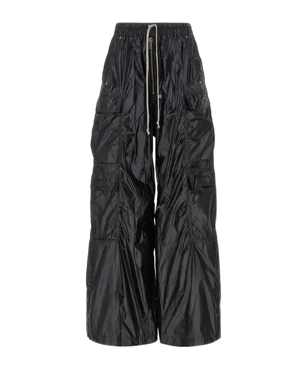 Rick Owens Double Cargo Jumbo Drawstring Trousers - Black